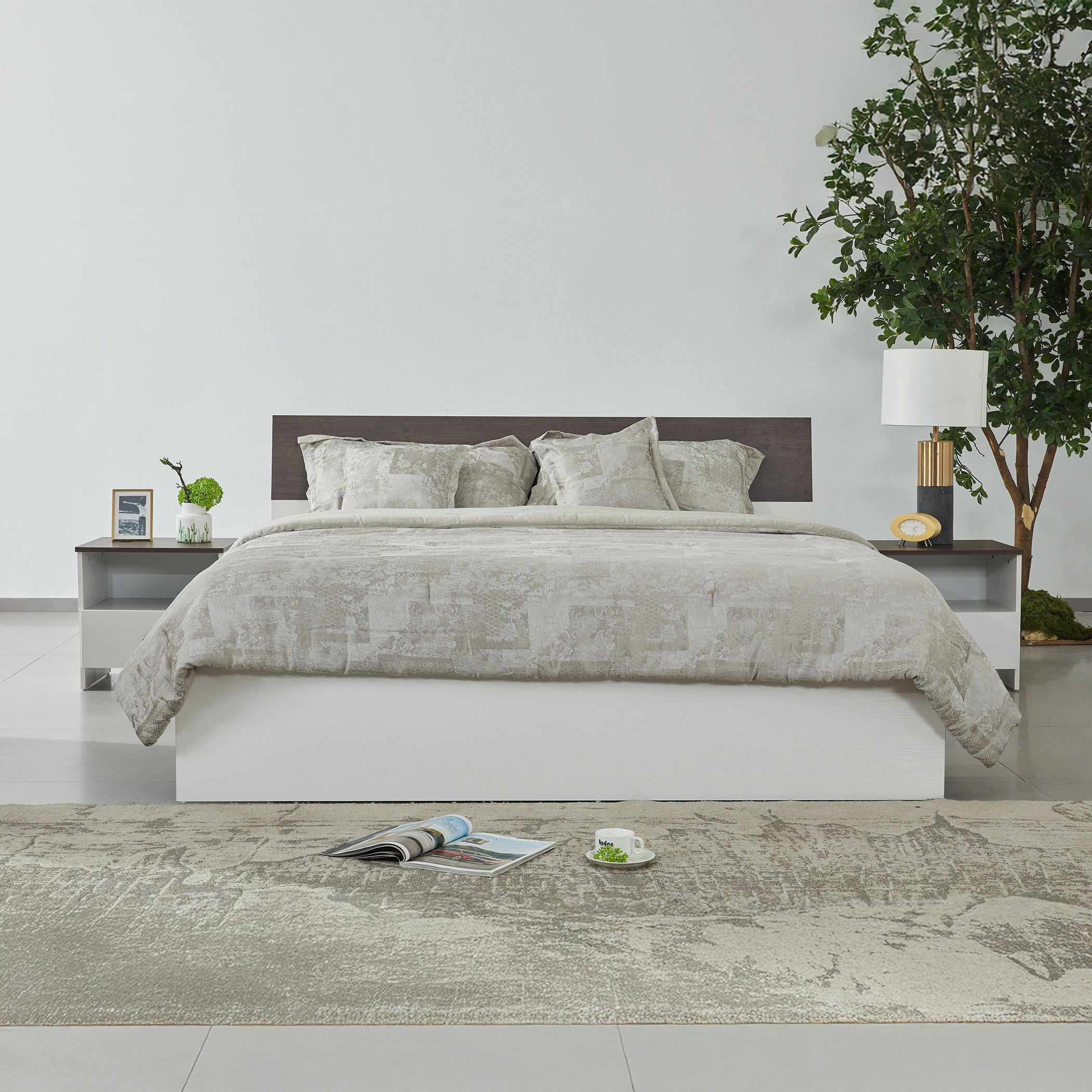 Buy Movo Reva 5-Piece King Bedroom Set - 180x200 cm Online in KSA | Homebox