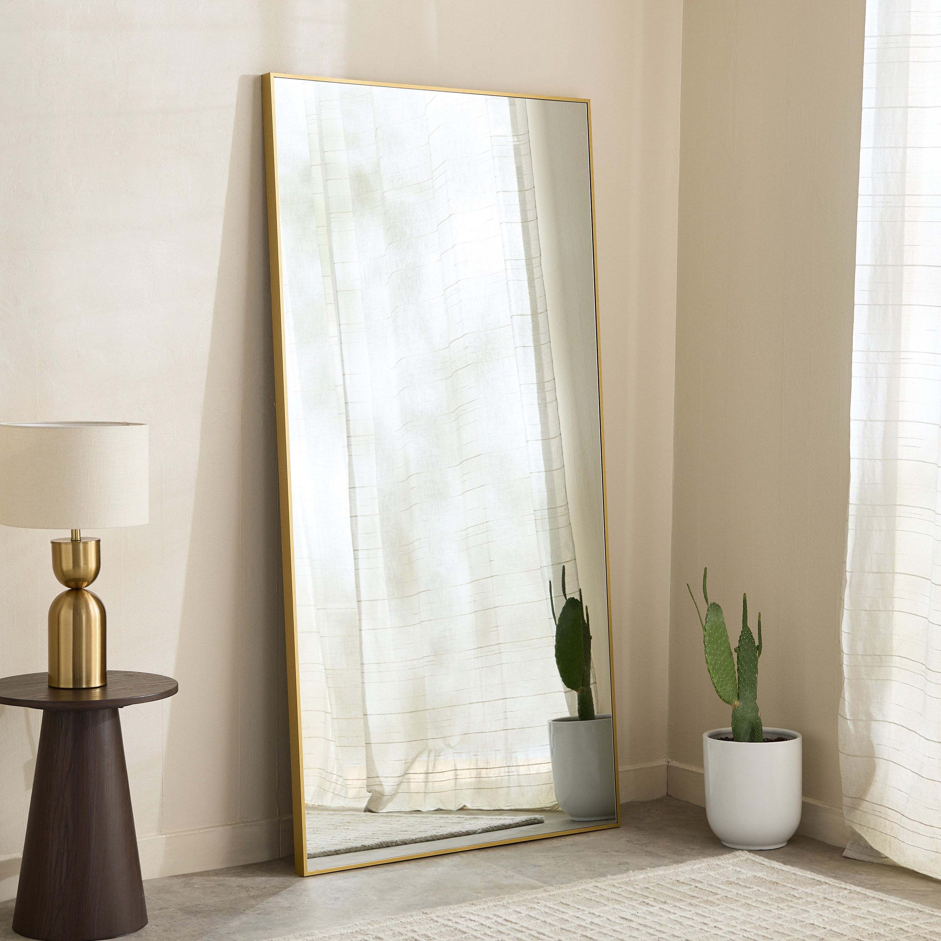 Buy Sana Bruce Extra Large Leaner Mirror - 92x182 cm Online in UAE ...