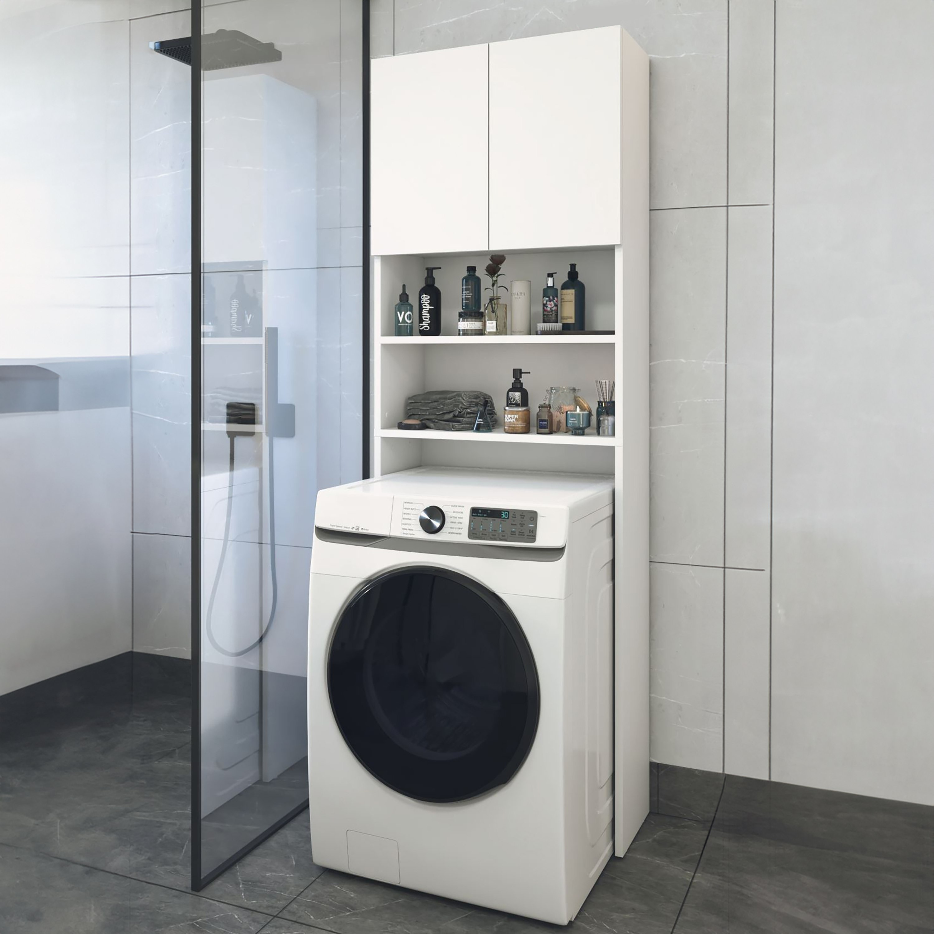Shop Modulix Fargo 2-Door Washing Machine Cabinet Online | Max UAE