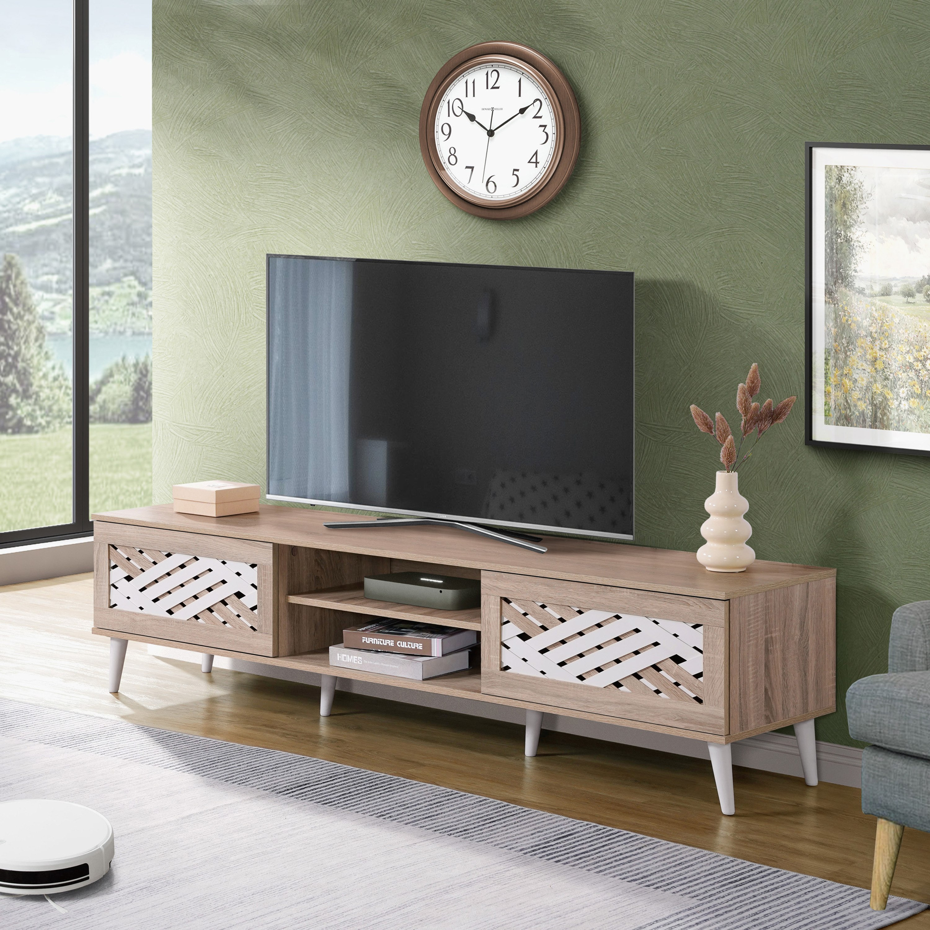 Buy Twix 1.8 Metre Large TV Unit for TVs up to 75 inches Online in UAE ...