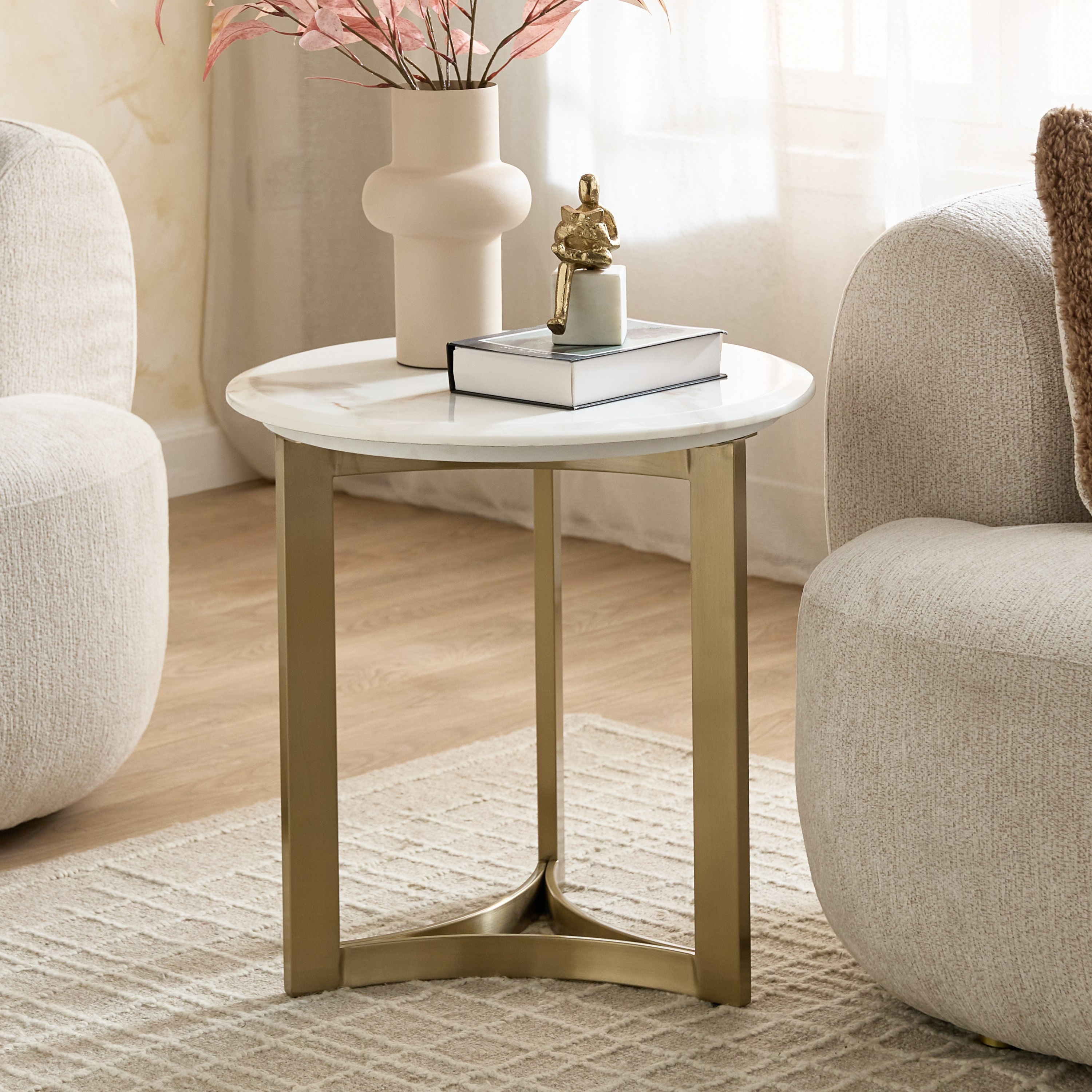 Buy Modena Marble End Table Online in KSA | Homebox