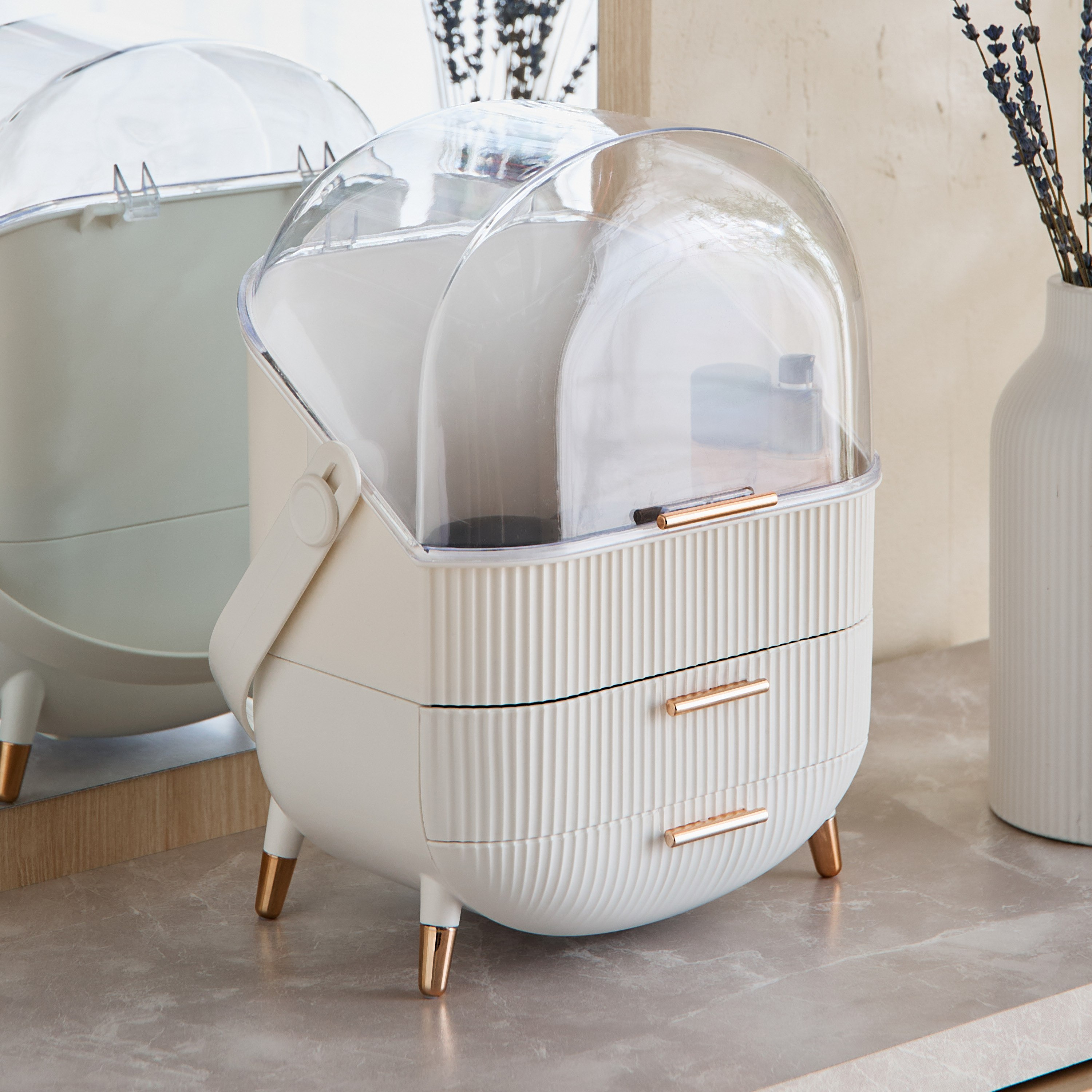 Buy Premia 3-Layer Cosmetic Storage Organiser Box - 29x19x38 cm Online ...