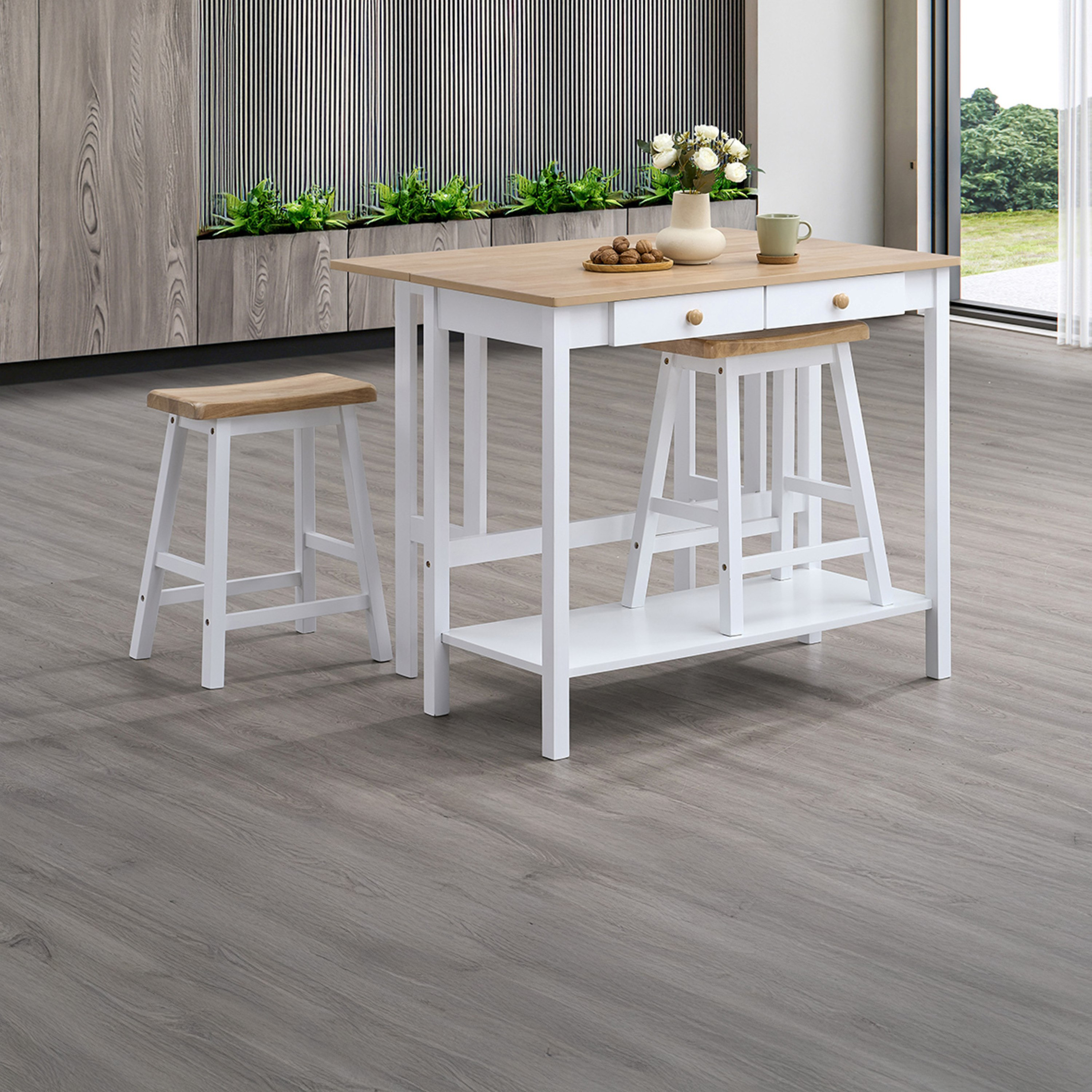 Buy Nesta 2-Seater Foldable High Dining Set Online in UAE | Homebox