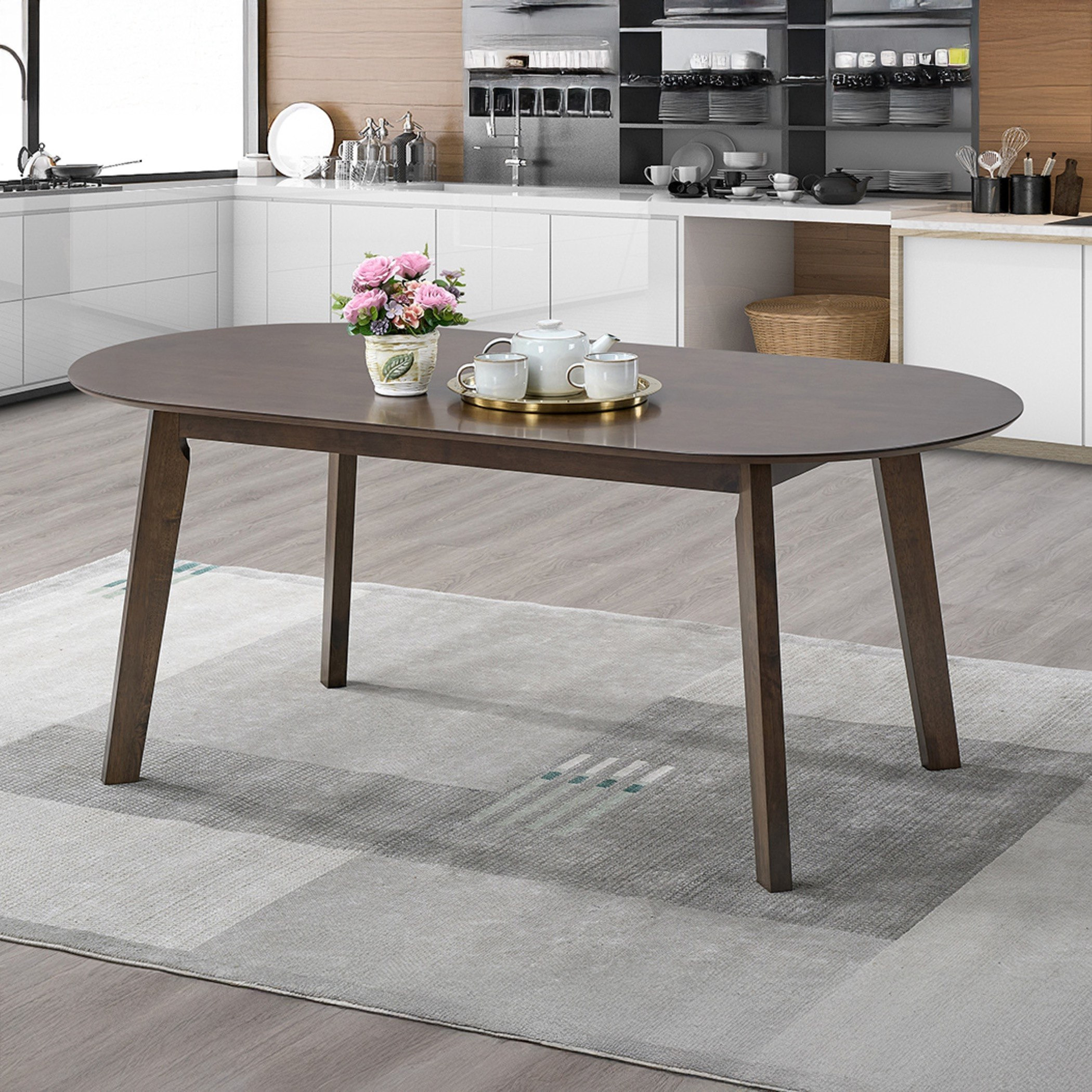 Buy Movo Scandi Oval 6-Seater Dining Table Online in Qatar | Homebox