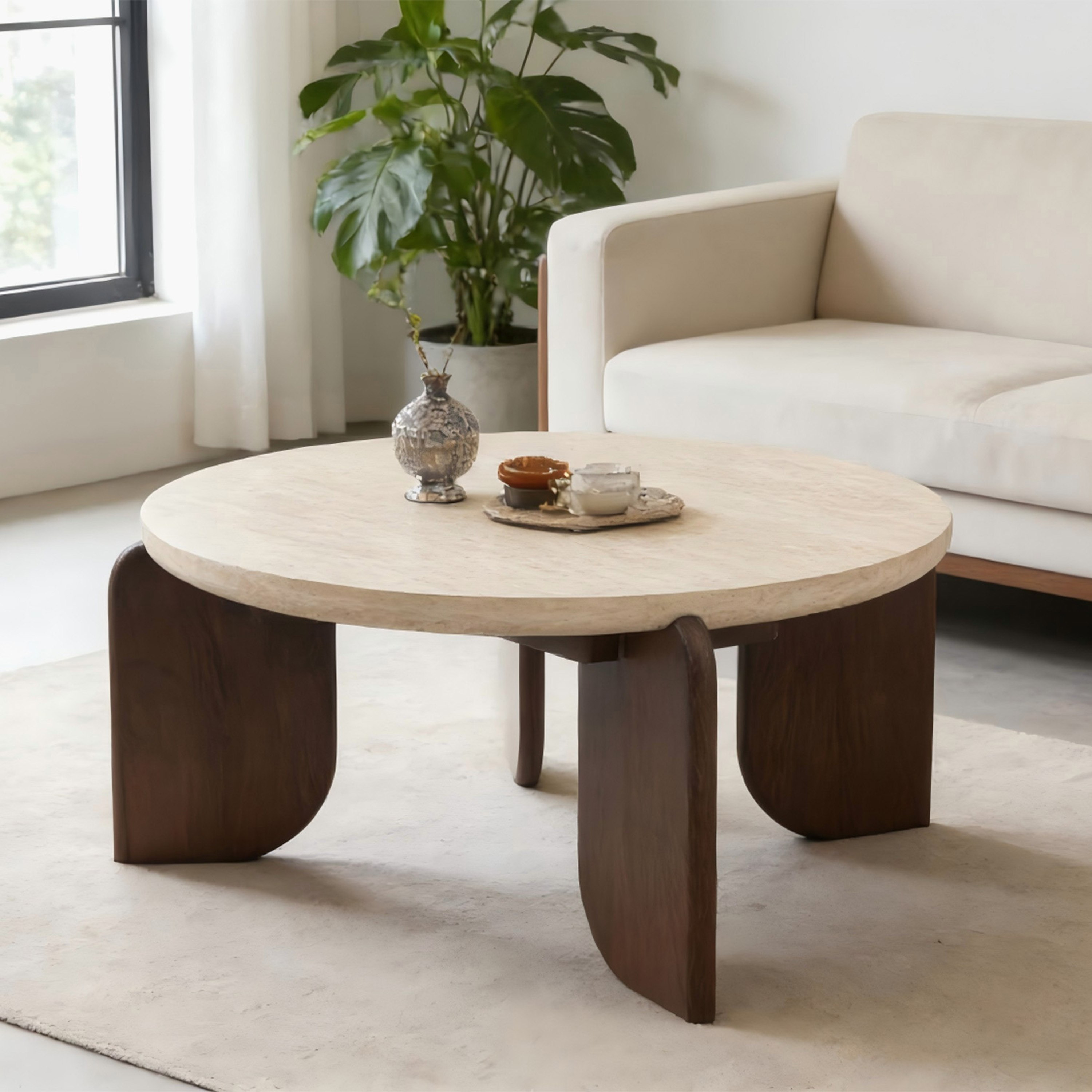 Buy Movo Kinsley Round Coffee Table Online in Qatar | Homebox