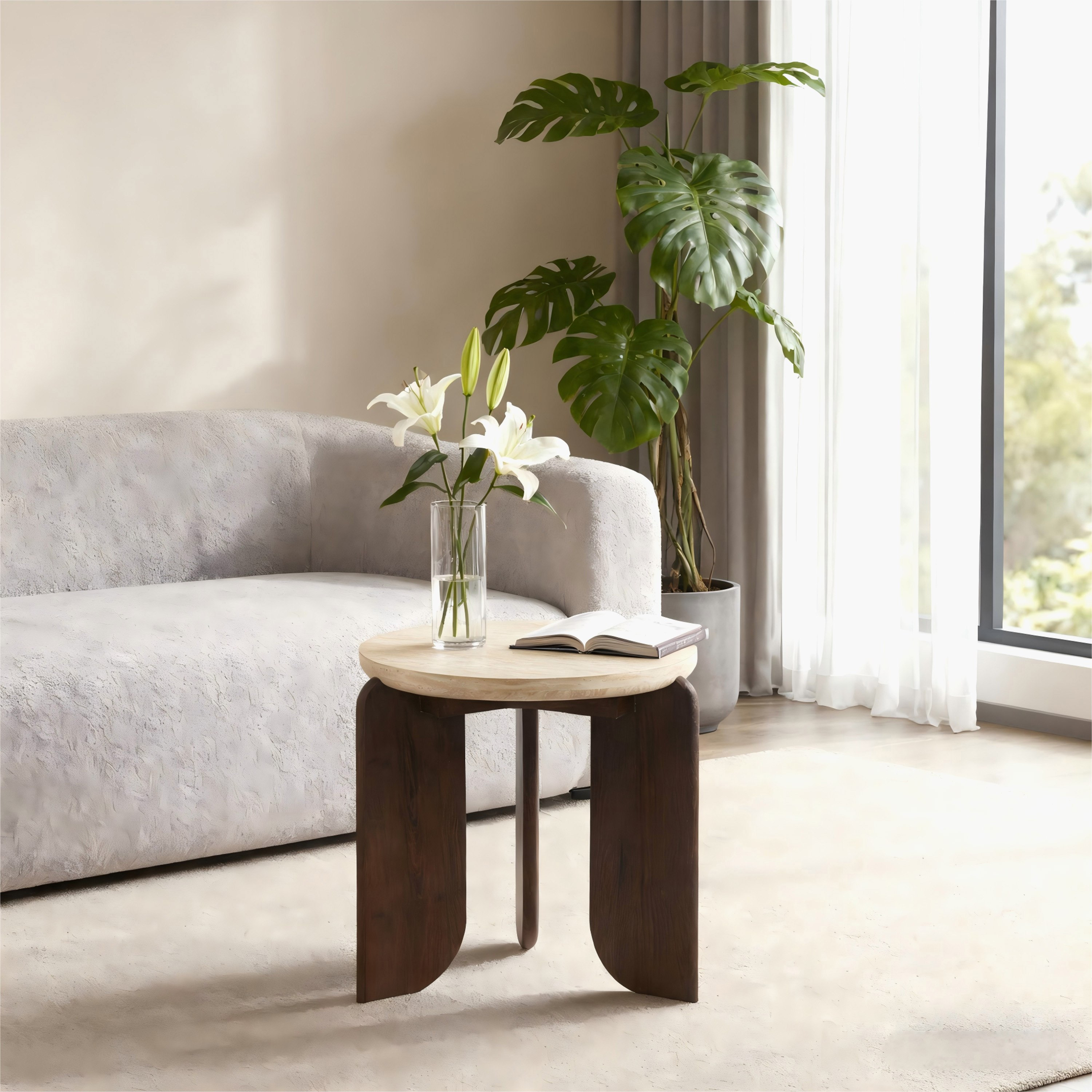 Buy Movo Kinsley Round End Table Online in UAE | Homebox