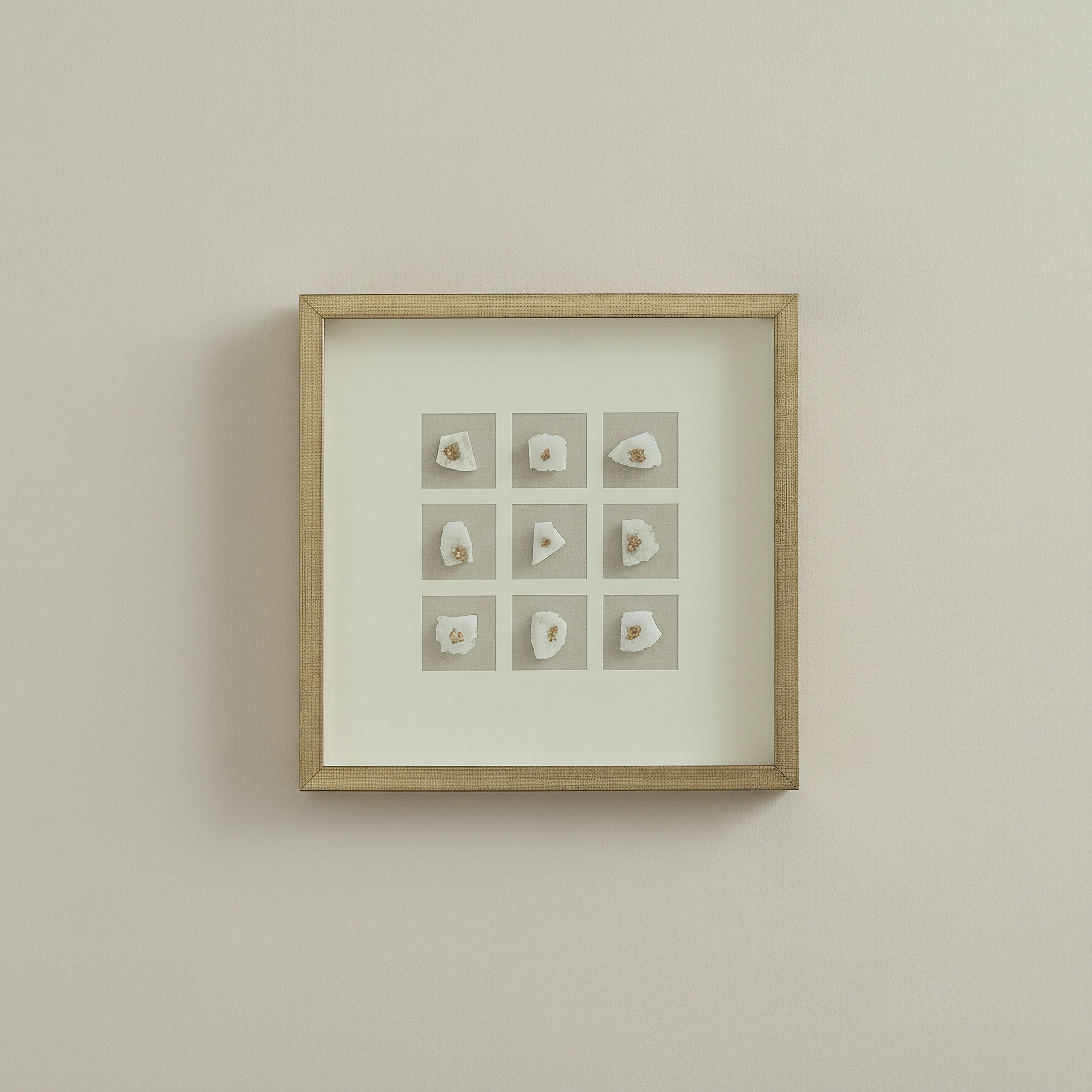 Buy Umber Olivia Luxe Crystal Shadow Box with Frame - 50x50 cm Online ...