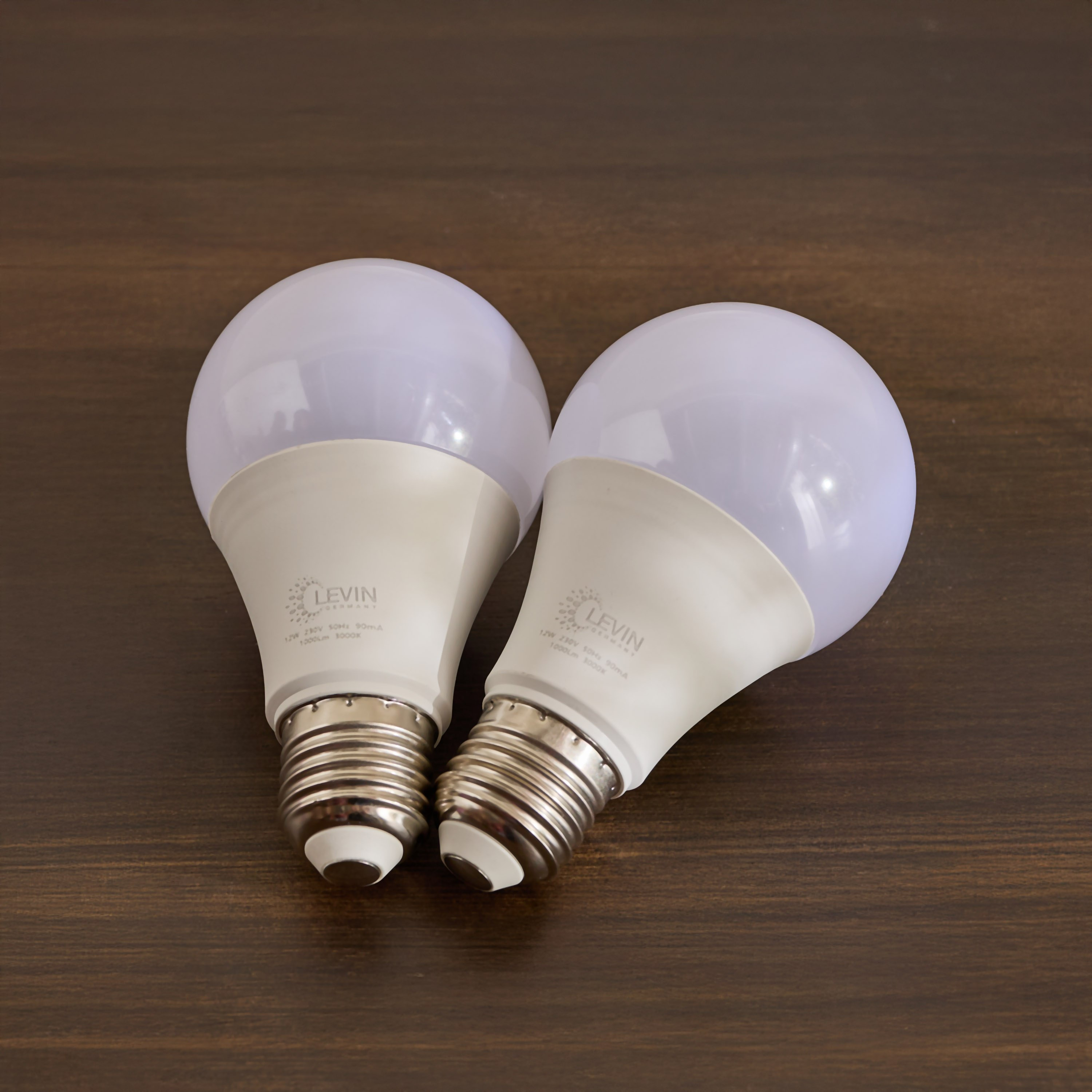 Buy Levin LED 12W E27 3000K Warm Light A-Bulb - Set of 2 Online in UAE ...