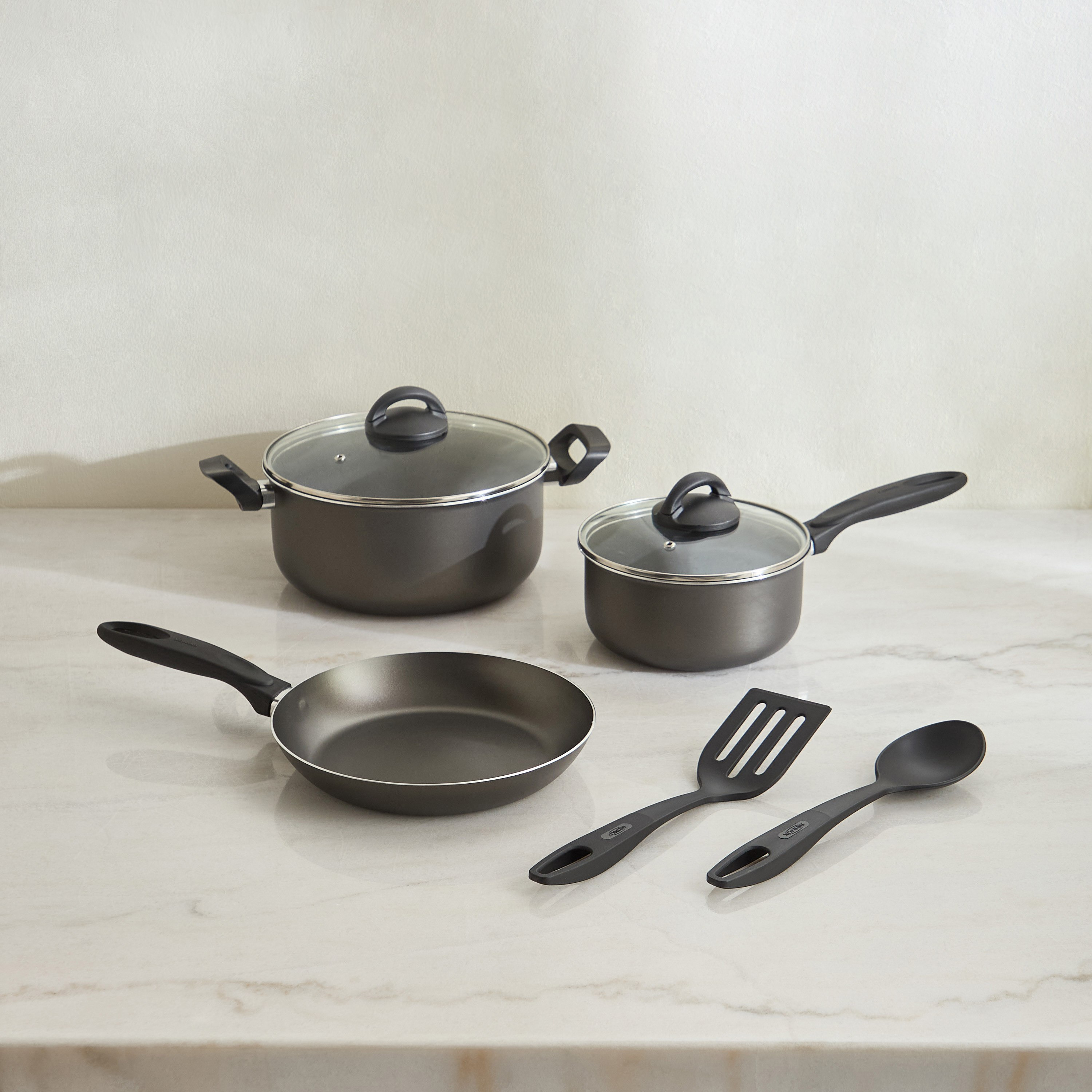 Buy Brinox 7-Piece Graphite Cookware Set Online in UAE | Homebox