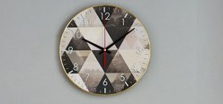 Buy Emir Wooden Wall Clock - 34x34x4.5 cm Online in KSA | Homebox